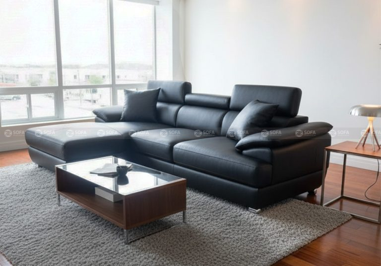 Sofa da góc giá rẻ L1818 – Hệ Thống Nội Thất ZSOFA Ghế sofa cho mọi nhà